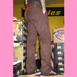 Dickies `67 Industrial Work Pants, Chocolate - Garageland