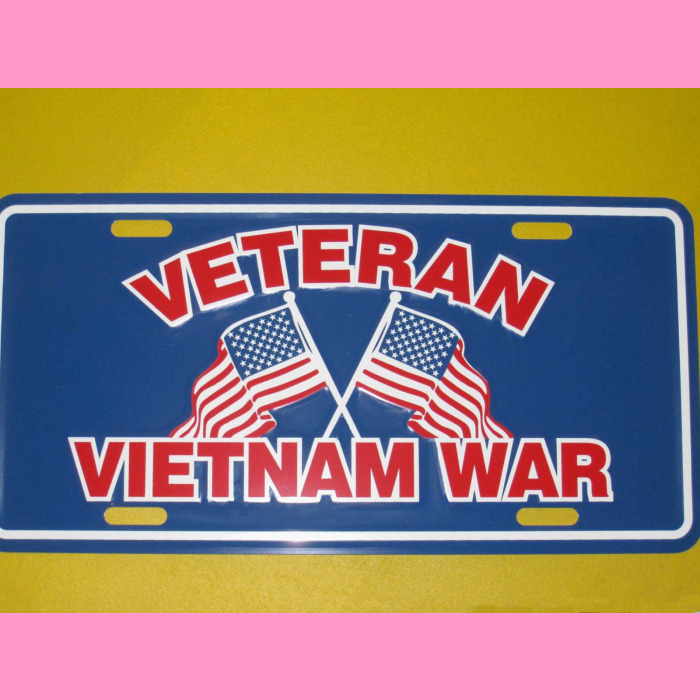 Vietnam Veteran Licence Plate - Garageland