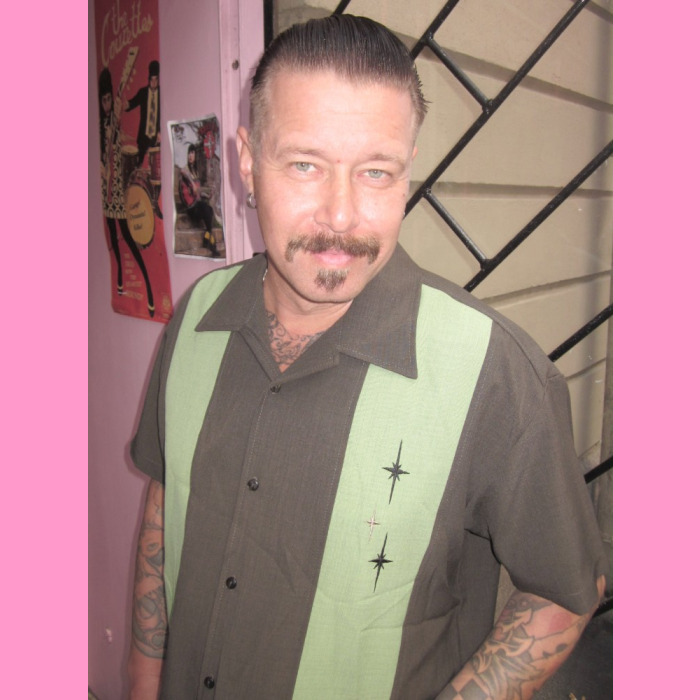 Three Stars Shirt, Coffee - Garageland