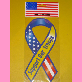 Support Our Troops Ribbon Magnet - Garageland